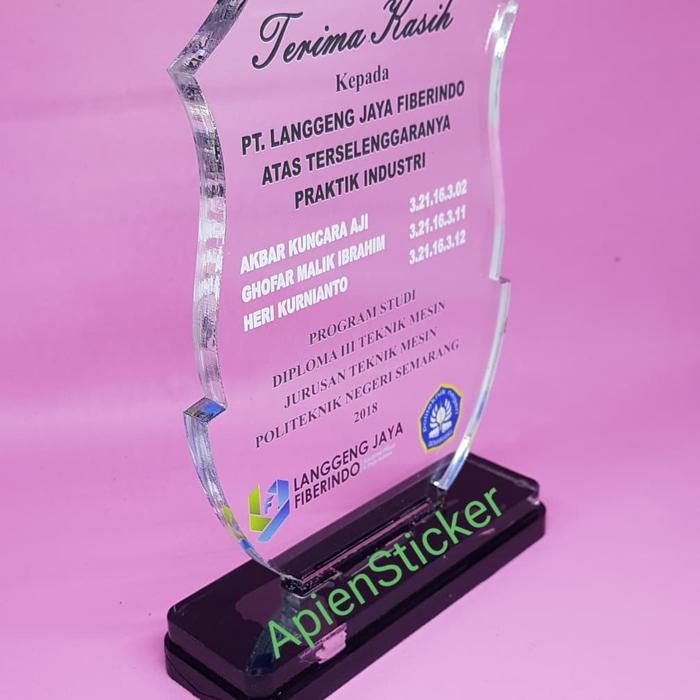 Jual PLAKAT AKRILIK PRINT UV TEBAL 3 MM - 2mm, Plus Box - Kab. Lebak ...