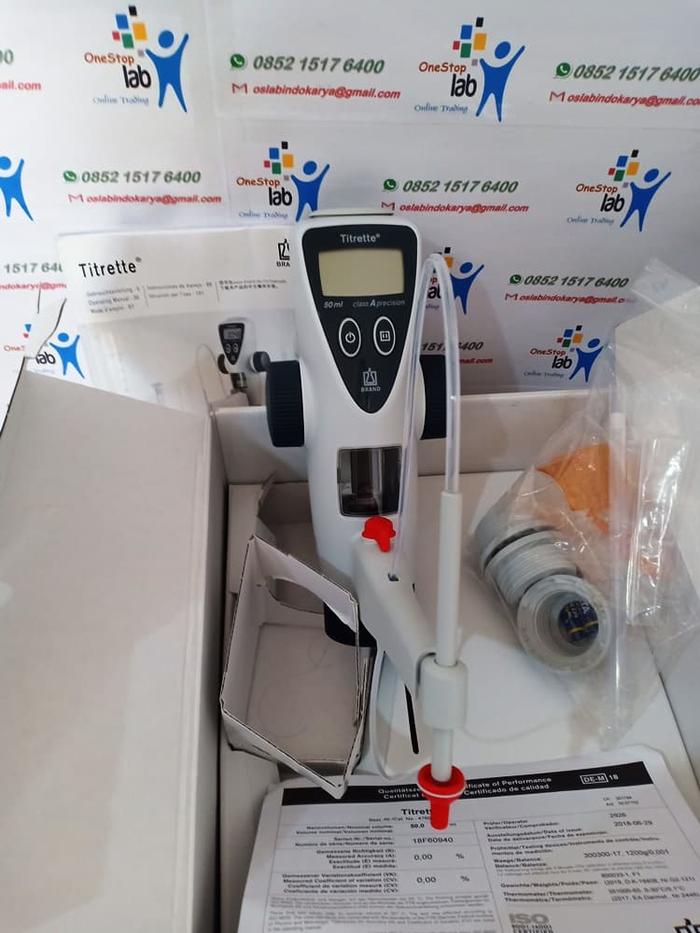 Jual Digital Burette Titrette cap. 50 ml/ Bottle Top Burette BRAND ...