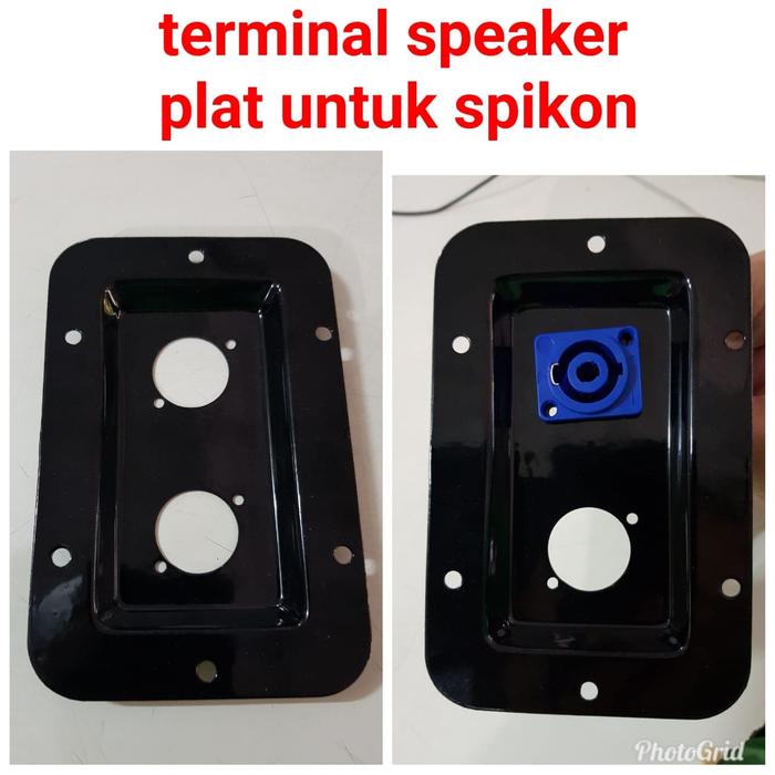 Jual Terminal Plat Spikon Terminal Plat Speakon Speaker Besi Besar 2 ...