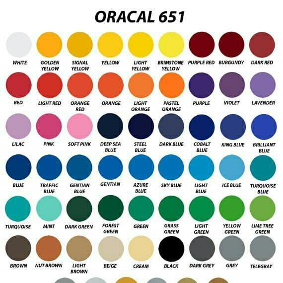 Jual Stiker Sticker Oracal 651 meteran utk mobil motor - Kota Surabaya ...