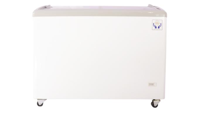 Jual Sadhana Curve Glass Freezer Hiron 200 Liter UC20FHG Putih ...