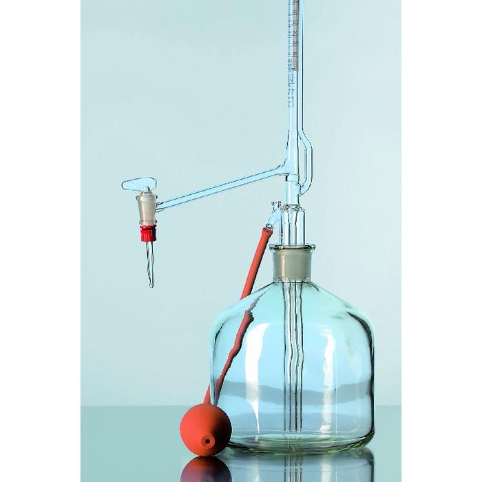 Jual Automatic Burette 50ml DURAN Class A ,Glass Key / Buret otomatis ...