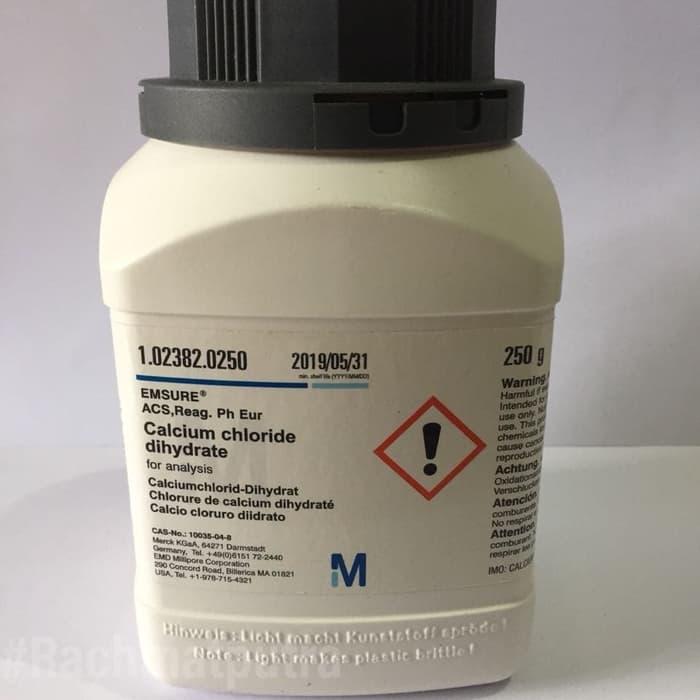 Jual Calcium Chloride dhyhidrate for analysis MERCK 1.02382.0250 MERCK ...