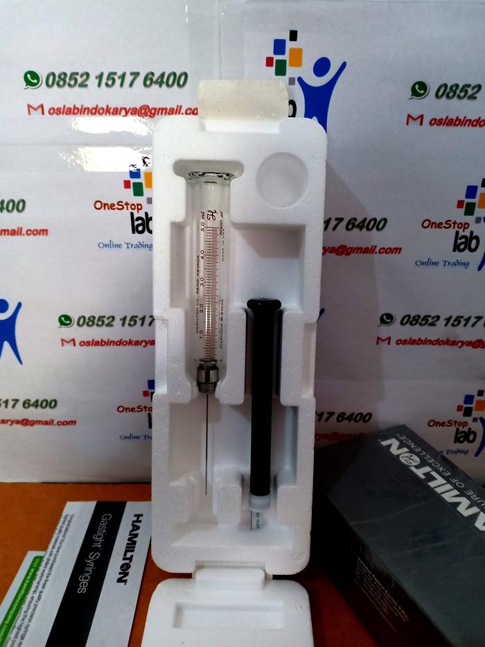 Jual HAMILTON 81530 Syringe glass 5 mL Large Removable needle point ...