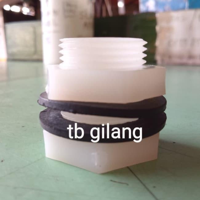 Promo Watermur toren plastik drat dalam 1/2" + seal water mur jepit ...