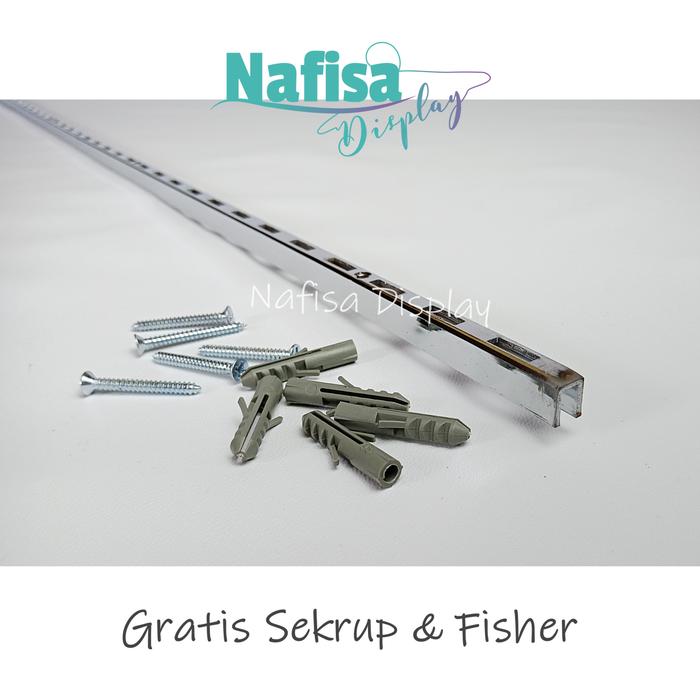 Jual Tiang Bracket Rel Braket 1 Meter - Kota Surabaya - Nafisa Display ...