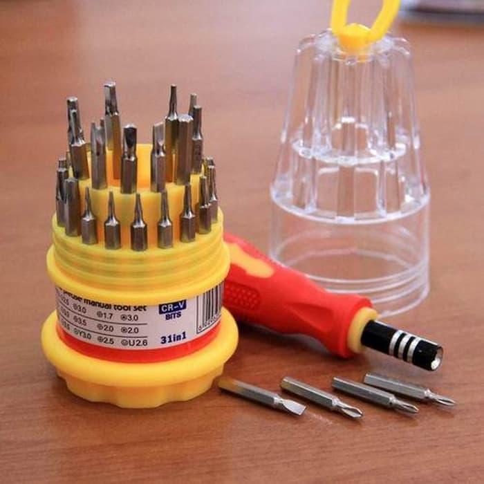 Jual Obeng SET 31 in 1 Obeng Bulat Obet Kecil Obeng mini Obeng kembang ...