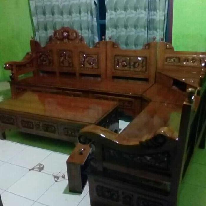 Jual KURSI SUDUT UKIRAN MAHKOTA KURSI SUDUT L KURSI SUDUT BAGONG KURSI ...