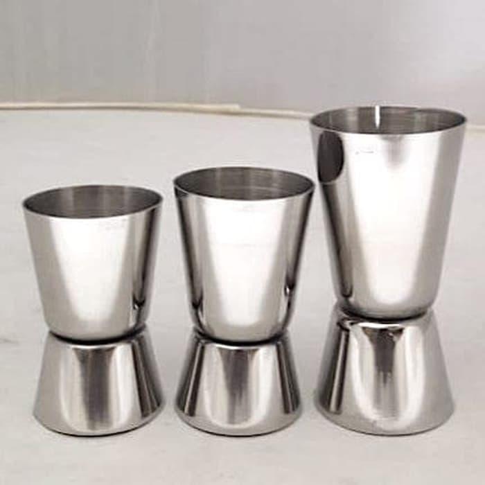 Jual Gelas ukur kecil / Mesurer liquor stainless Zinger 20-30 - Jakarta ...