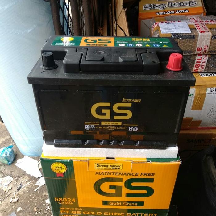 Jual Aki Accu 580-24 MF Kering 12V 80AH Amper GS Gold Shine - Kota Depok - Buana Cipta Mandiri ...