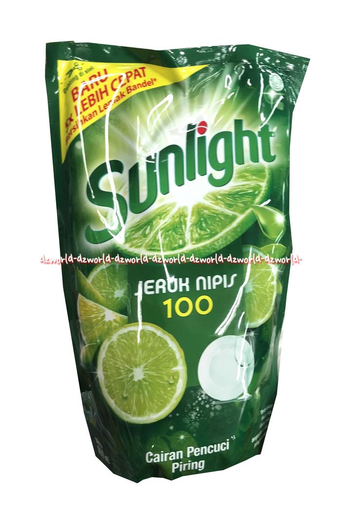 Jual Sunlight Jeruk Nipis Sabun Cair Cuci Piring Refill Sanlait Hijau 800ml - Jakarta Barat - DZ ...