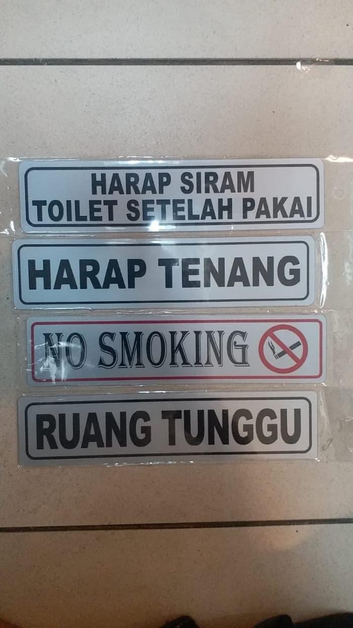 Jual SIGN LABEL STICKER RUANG TUNGGU 19,5CM - 4,5CM - Jakarta Barat ...