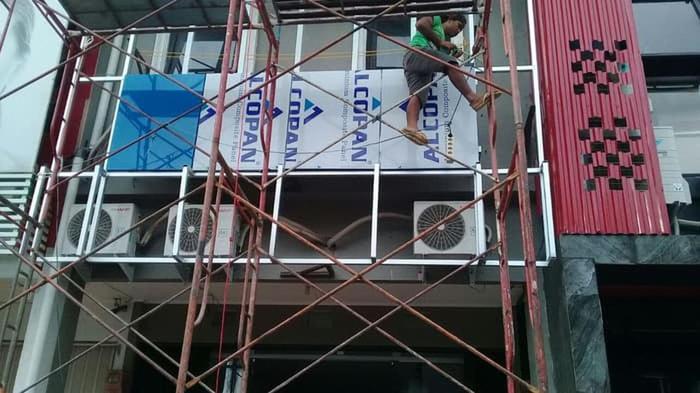 Jual Acp Alcopan Jasa Pemasangan Fasad Depan Ruko Dan Perkantoran Di ...