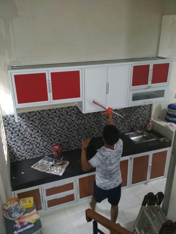 Jual kitchen set Dapur Bersih Bahan Aluminium Anti Rayap - Jakarta ...