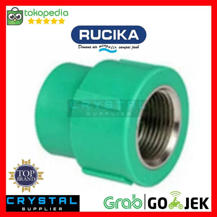Jual SOK DRAT DALAM PPR RUCIKA 1/2 x 3/4" inch GREEN / Female Thread Joint - Kota Semarang ...