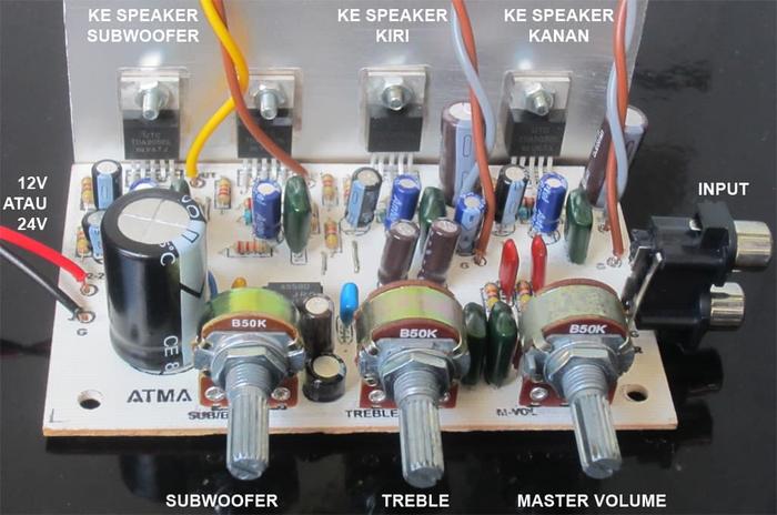 Jual Amplifier Mobil 21s 12v 24v Aki Tunggal Atau Ganda Subwoofer TDA2050 - Kota Surakarta ...