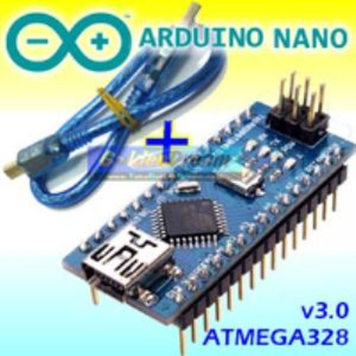 Jual Arduino Nano v3.0 ATMEGA328 Mini USB 5v Kabel USB Improved Board ...