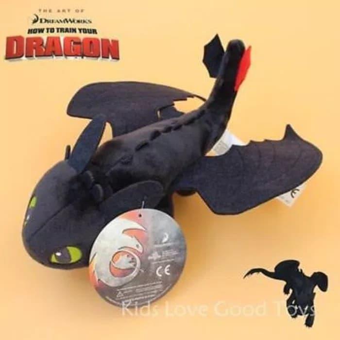 Jual boneka toothless how to train a dragon boneka naga beruang kucing ...