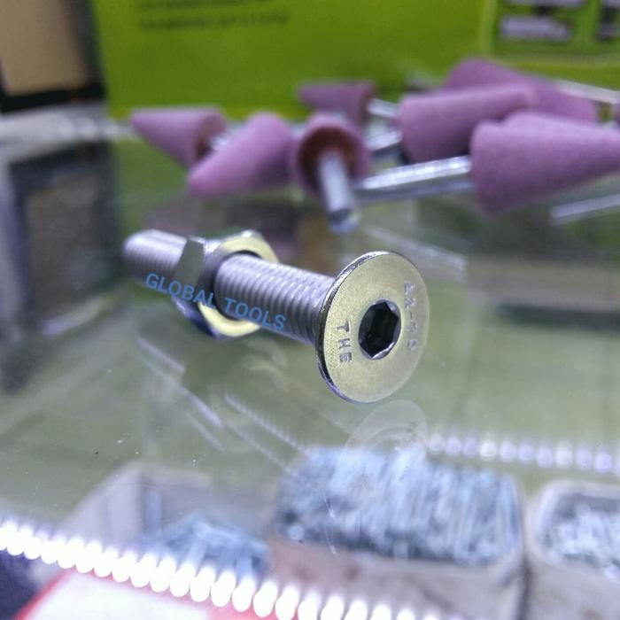 Jual Baut L verseng m8 x 100 stainless 304 JF countersunk head screw gepeng - Jakarta Barat ...