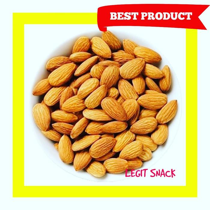 Jual ALMOND ROASTED TANPA KULIT / KACANG ALMON KUPAS 500GR - Jakarta ...