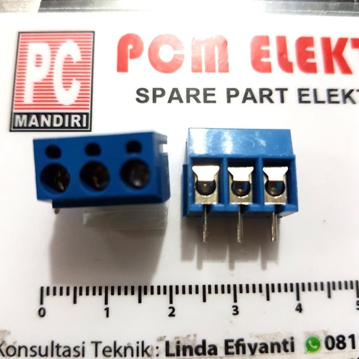 Jual Terminal Block PCB 3pin biru KF300 KF 300 - Jakarta Barat - PCM ELEKTRONIK PUSAT | Tokopedia