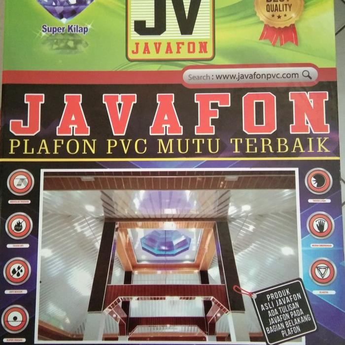 Jual Plafon PVC Terbaik JAVAFON (kualitas terbaik) - 3 meter - Kota ...