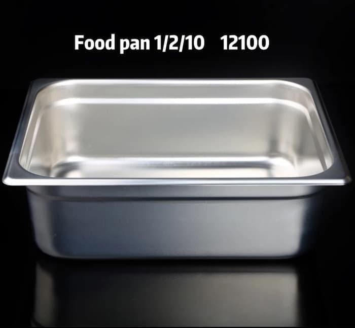 Jual Food pan prasmanan Stainless ukuran 1/2 tinggi 10CM / Wadah ...
