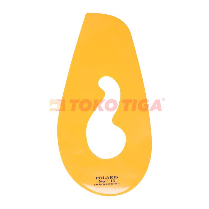 Jual Penggaris Pola Jahit Lengkung S Bebek No.11 Merk POLARIS (PL-03 ...