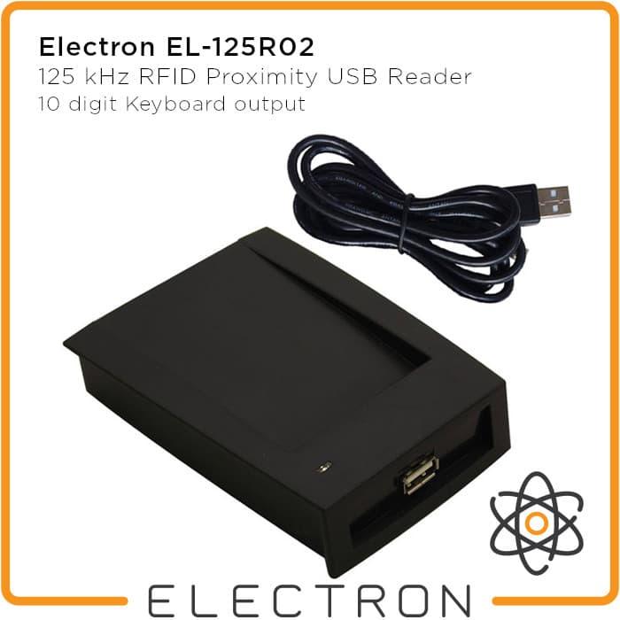 Jual EL-125R02 USB Reader 125 kHz LF RFID Proximity Card Tag Desktop ...