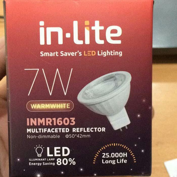 Jual lampu led inlite mr16 mr 16 7w 7 watt lampu led tusuk 7watt ...