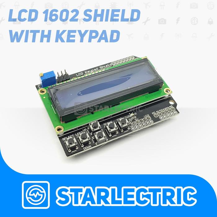 Jual LCD Keypad shield LCD 16x2 1602 for Arduino Mega - Jakarta Barat ...