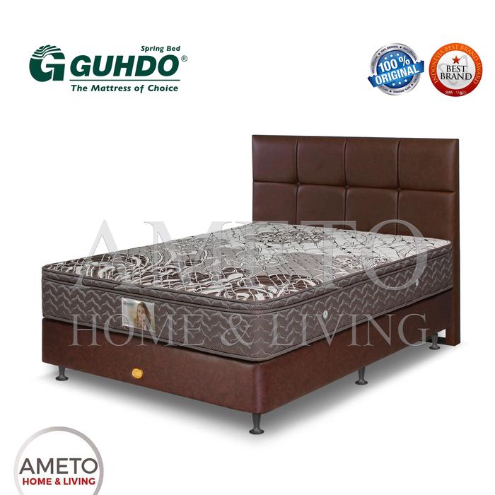 Jual Spring Bed Guhdo 180x200 Standard Plush Top Atlantic Caserta Full Set - Kota Depok - Ameto ...