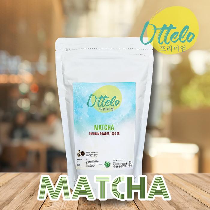 Jual Powder MATCHA 1000gr Merk Ottelo Bubuk Minuman Premium Halal ...