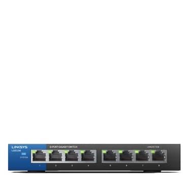 Jual HUB Linksys Unmanaged Switches 8-Port Gigabit (LGS108) - Metal ...