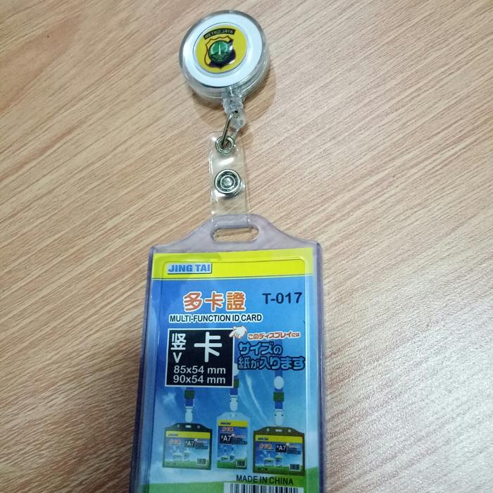 Jual Name Tag ID Card Case Karet Plus yoyo Dan Logo MABES POLRI ...