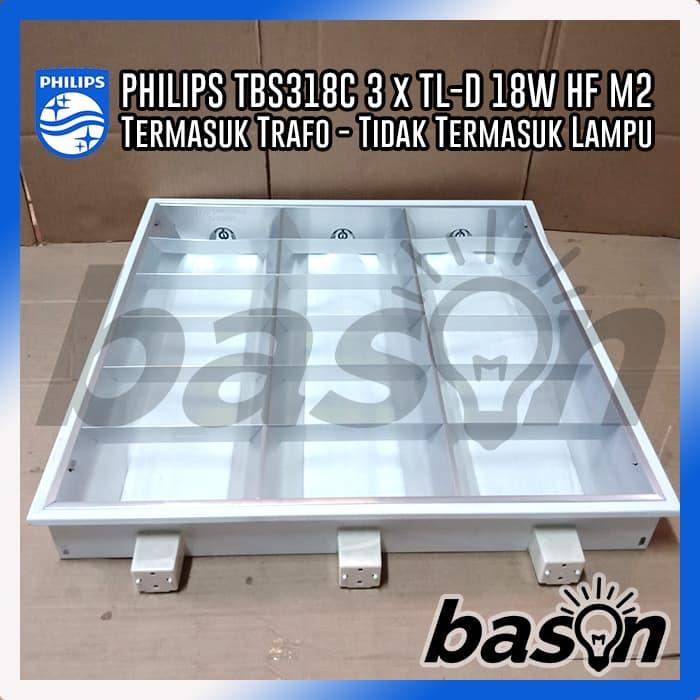 Promo PHILIPS TBS318 C 3xTLD-18W HF M2 recessed - Housing TL 60cm ...