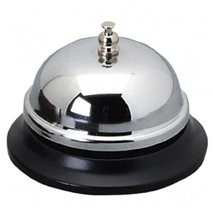 Jual Bel Meja Stainless Steel Desk Call Bell Front Desk Restoran Kasir ...