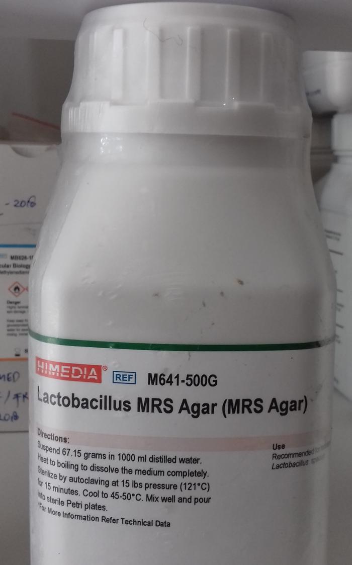 Jual Media Mikro Lactobacillus MRS Agar ( MRS Agar ) 500g - Kota ...