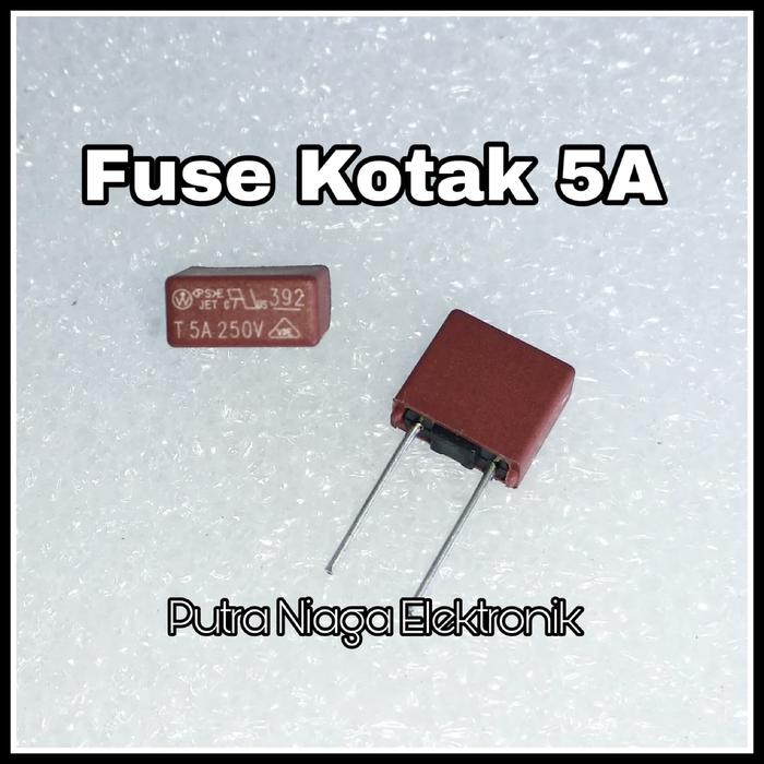 Jual Fuse Kotak 5A 250V Sikring Silinder Sekering PCB Board / T5A 250V ...