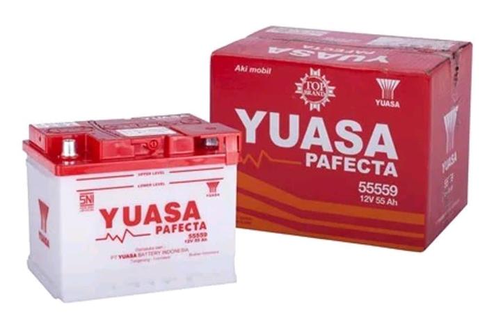 Jual Aki Yuasa Pafecta DIN 55559 12V 55Ah Basah - Kota Surabaya - PLTS Surabaya | Tokopedia