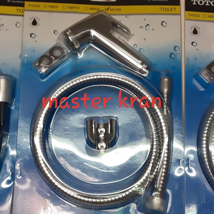 Jual jet shower toto thx 20smcrb/jet pray toto/semprotan toilet/sower ...