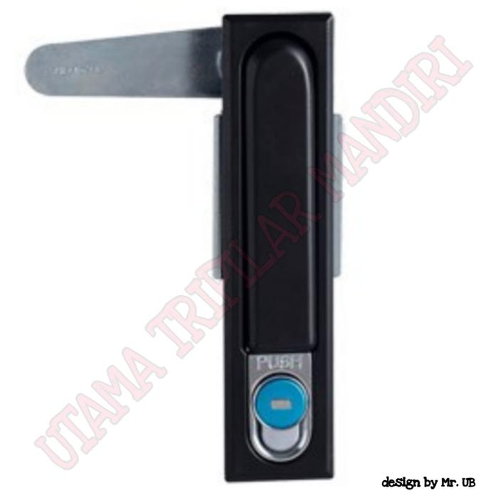 Jual Kunci Panel Push Lock MS 480-2 Black Kotak Uk.14cm Hengzhu - Kab ...