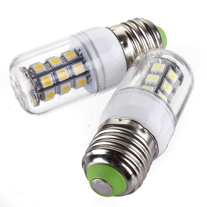 Jual E27 LED Bulbs 12V 3W 27 SMD 5050 White/Warm White Corn - Jakarta ...