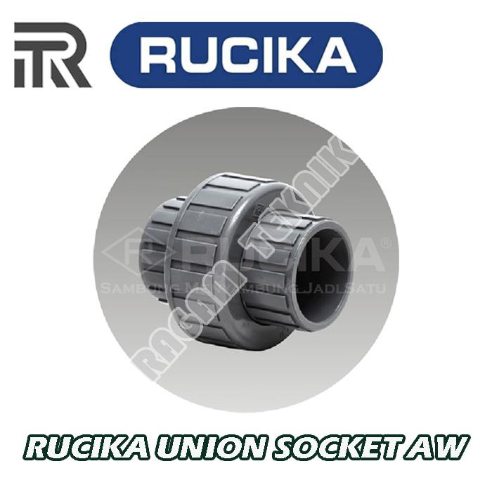Jual Rucika Union Socket 3/4" AW soket polos PVC watermur water mur ...