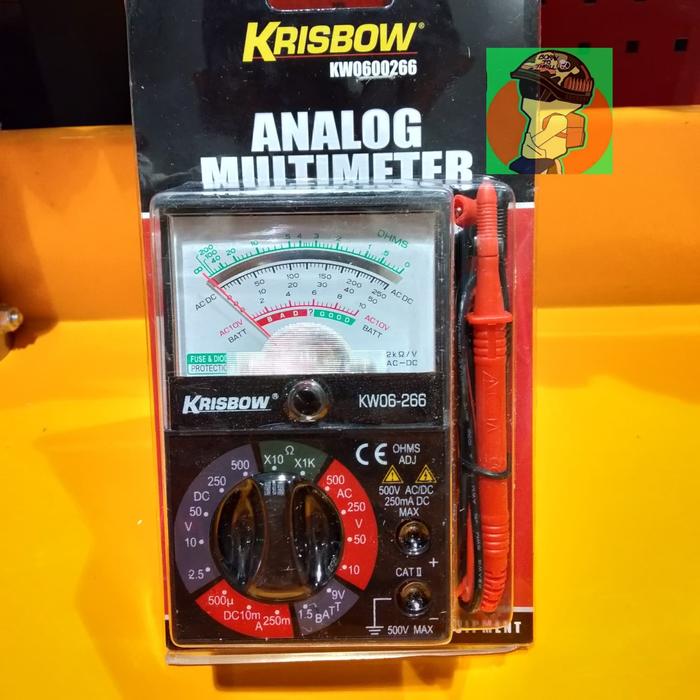 Jual MULTIMETER ANALOG KECIL KRISBOW MULTITESTER MANUAL SMALL - Jakarta ...