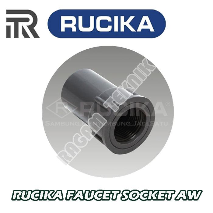 Jual Rucika Faucet Socket 1 1/2" AW Soket Drat Dalam SDD PVC Sambungan ...