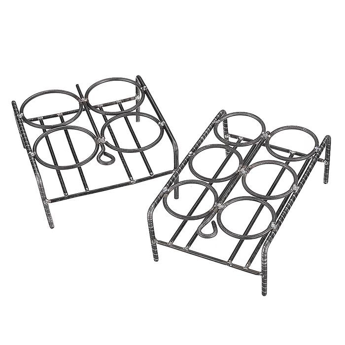 Jual Ori 4/6 Holes Places Circular Crucible Rack Nickle Chrome Wire - 4 ...