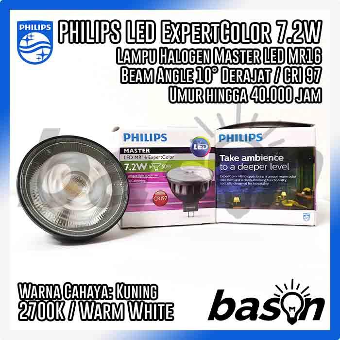 Promo PHILIPS MASTER LED MR16 ExpertColor 7.2-50W 927 10D - Jakarta ...