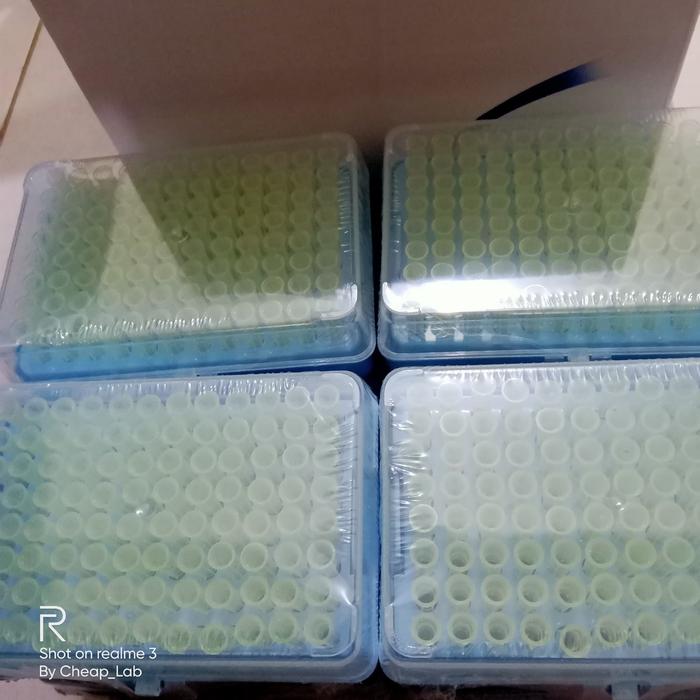 Jual Pipet Tips Yellow 200 μl , Sterile , Rack pack Biologix - Kota ...