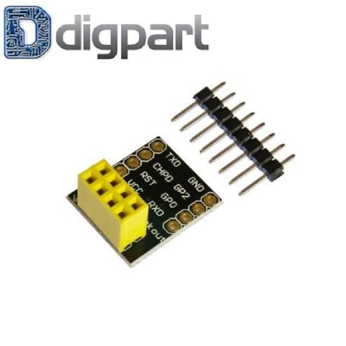 Jual ESP8266 01 Breakout Board / Adapter Plate Breadboard DIP ESP01 ESP ...